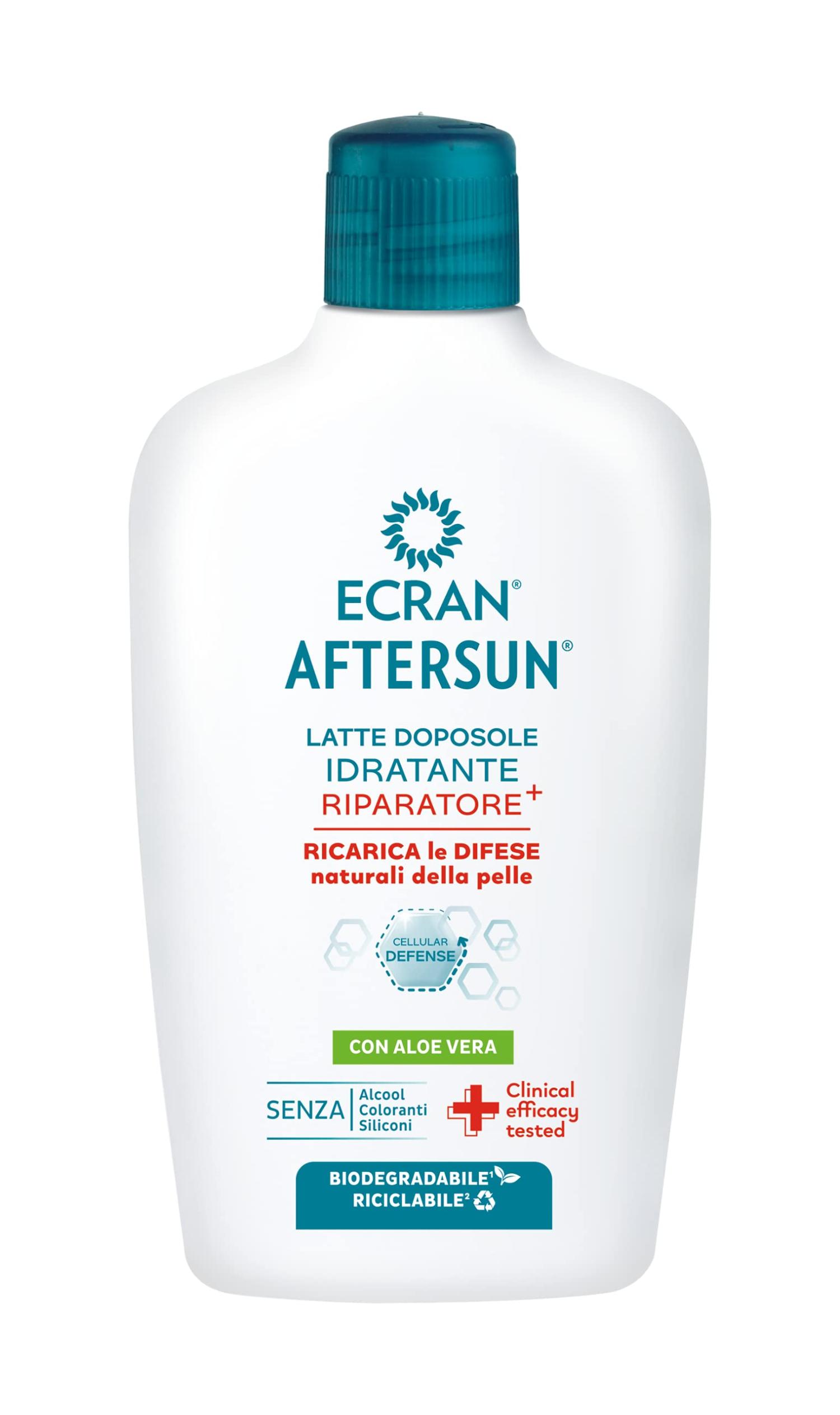 Ecran Moisturising After Sun Milk with Aloe Vera - 400ml | Nourish ...