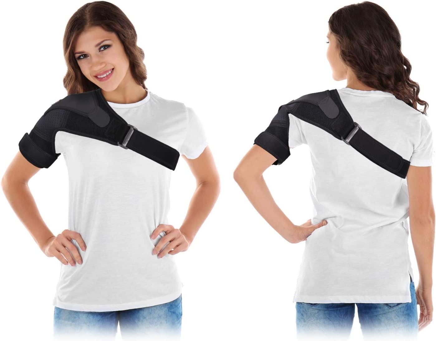 Neoprene Shoulder Brace for Men and Women - Rotator Cuff Support for ...