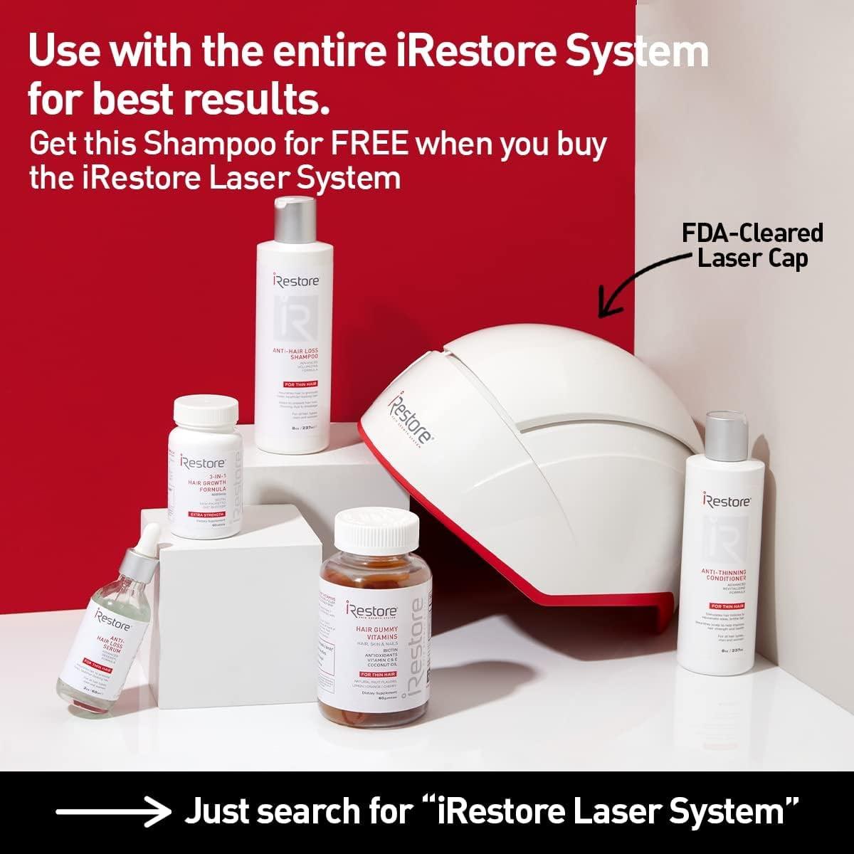 iRestore Max Growth Bundle: 3-in-1 Hair Growth Supplement, Serum ...