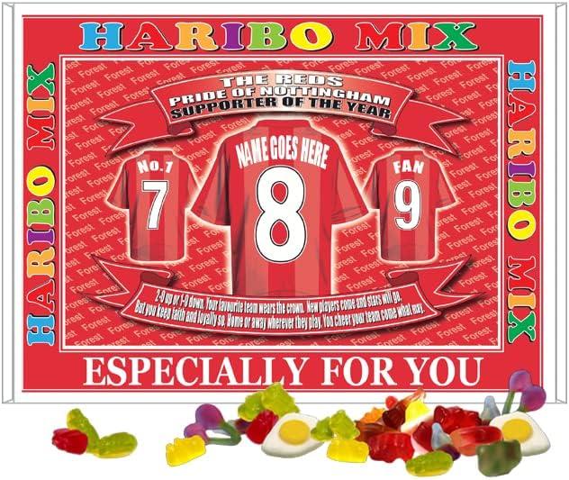 Notts Forest Personalised Football Shirt Gift Boxed Sweets | Buy Now ...