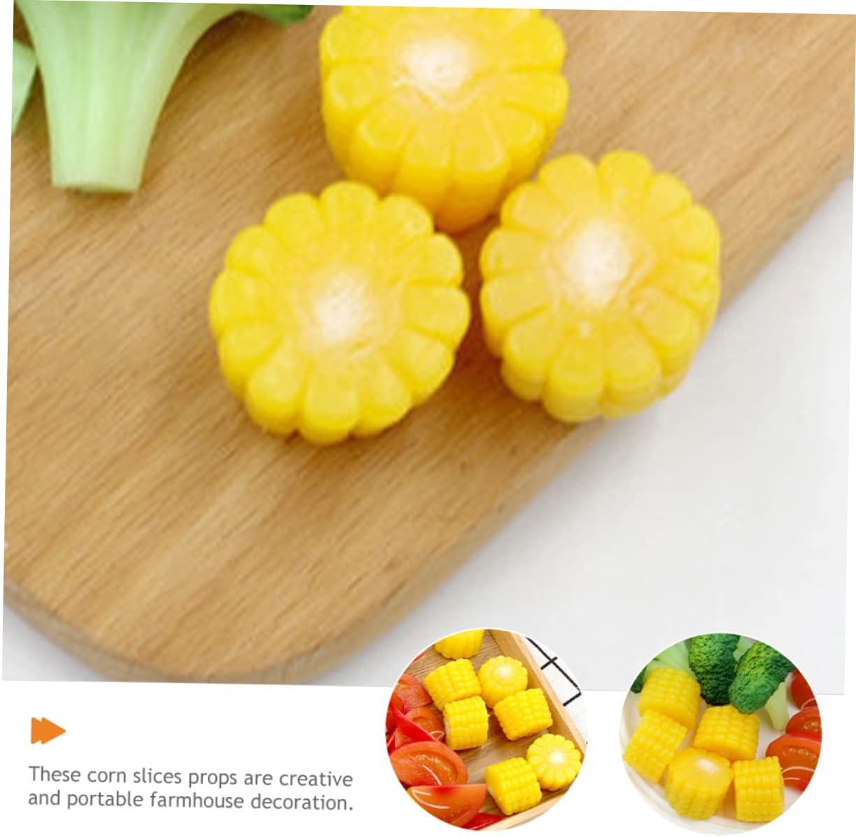 Alipis 6pcs Simulated Vegetables Fake Corns Props Food Ornament ...
