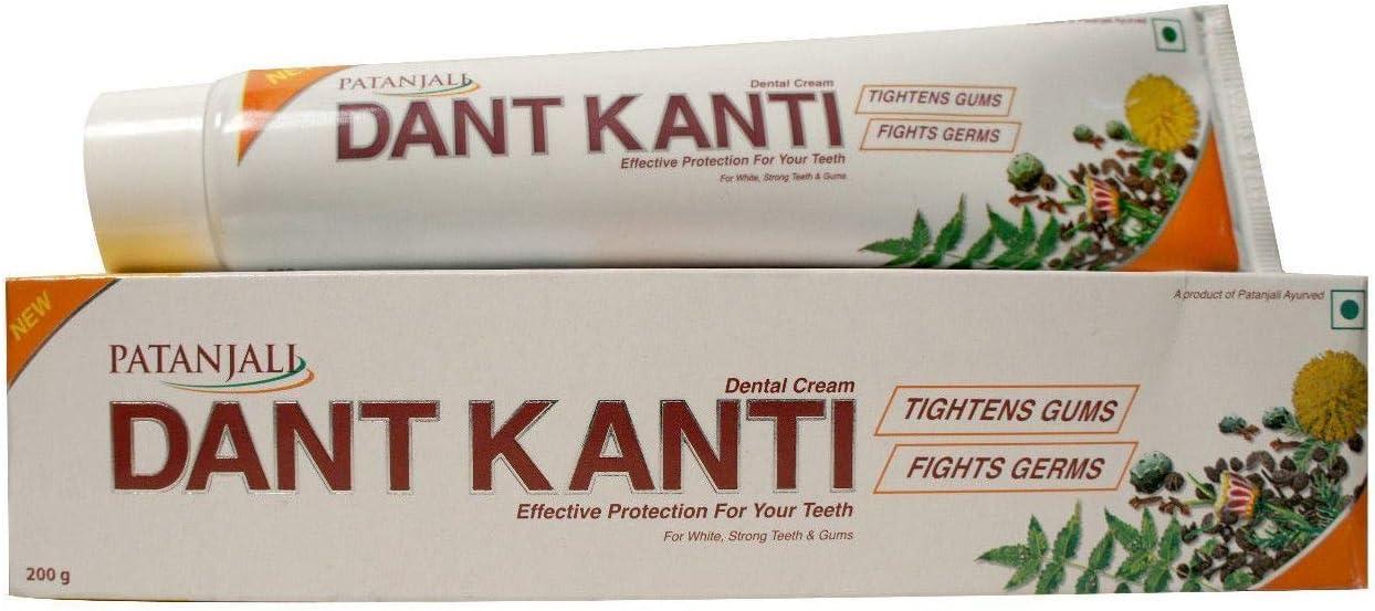 Patanjali Divya Dant Kanti Toothpaste - 200g | Natural Herbal Dental ...