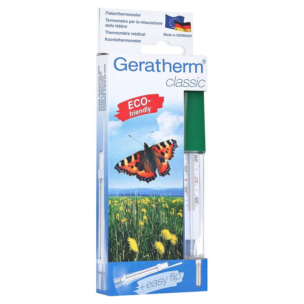 Geratherm Classic HFS Fever Thermometer - Easy Flip Design for Accurate ...
