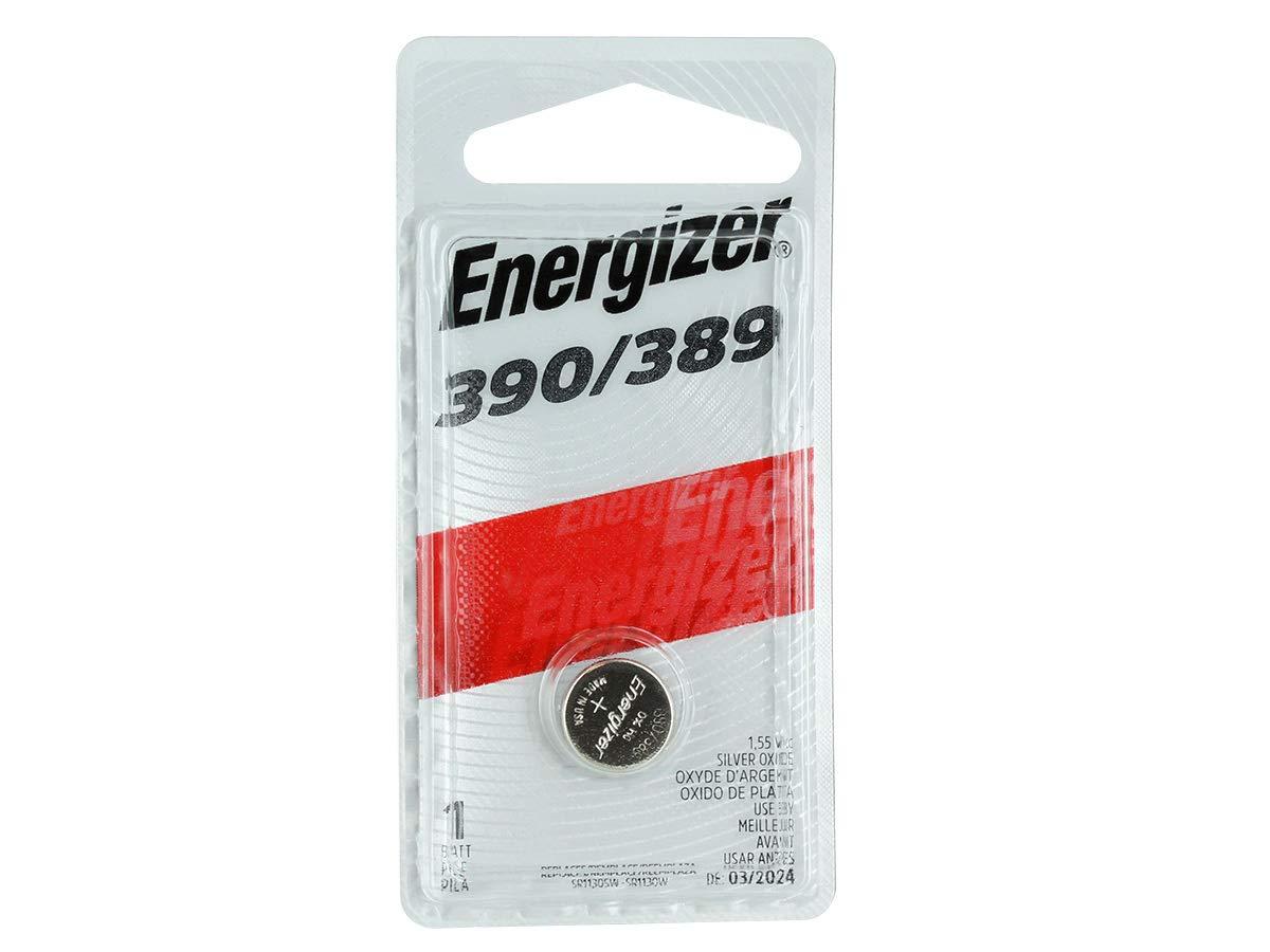 Energizer Silver Oxide 389/390 1.5V Electronic Watch Battery - Long ...