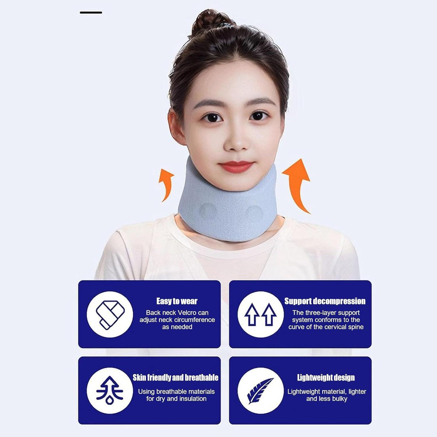 Neck Support for Pain Relief | Cervicorrect Adjustable Foam Wraps for ...