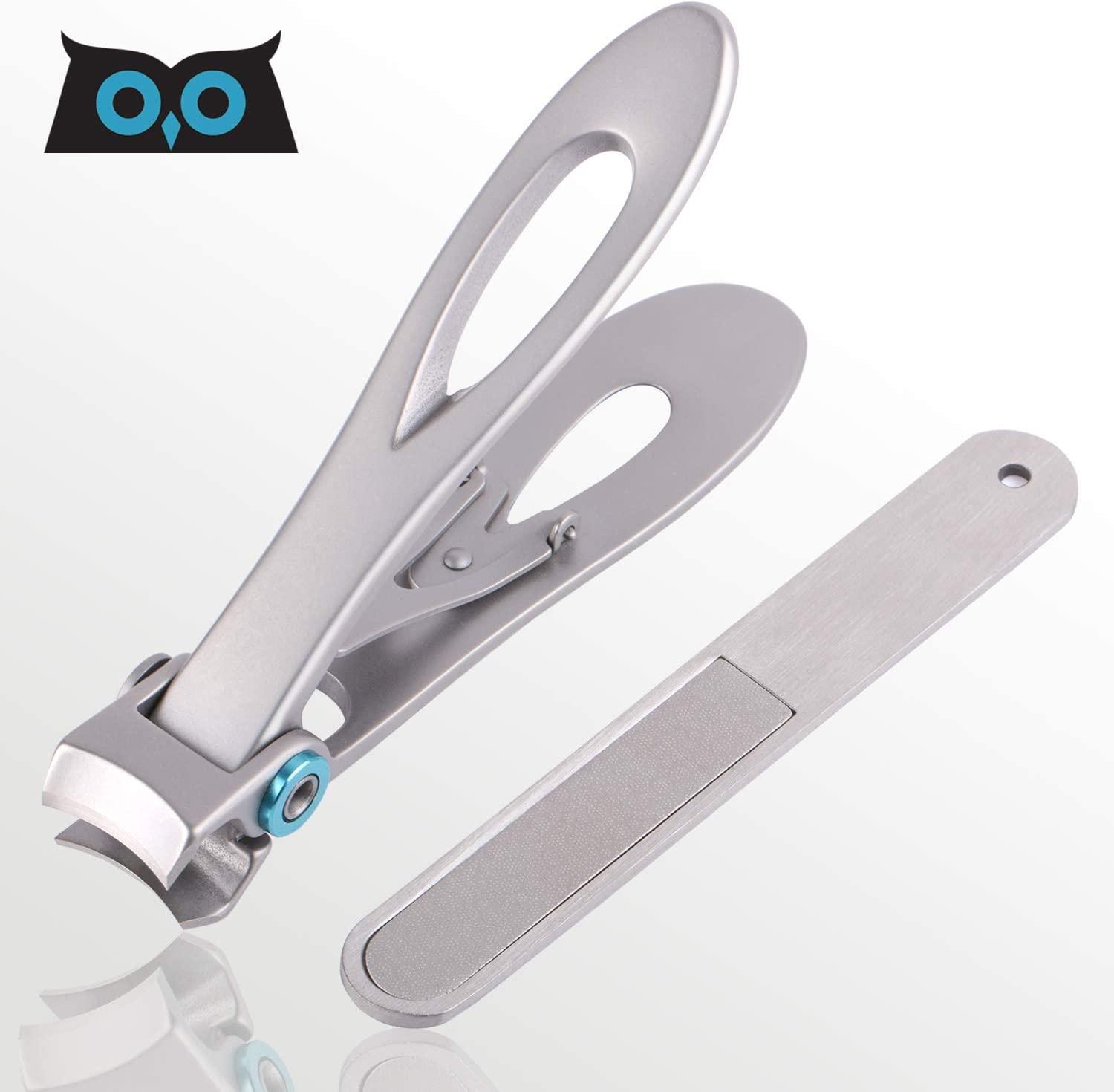 DR. MODE Extra Large Nail Clippers for Thick Nails | 15mm Wide Jaw ...