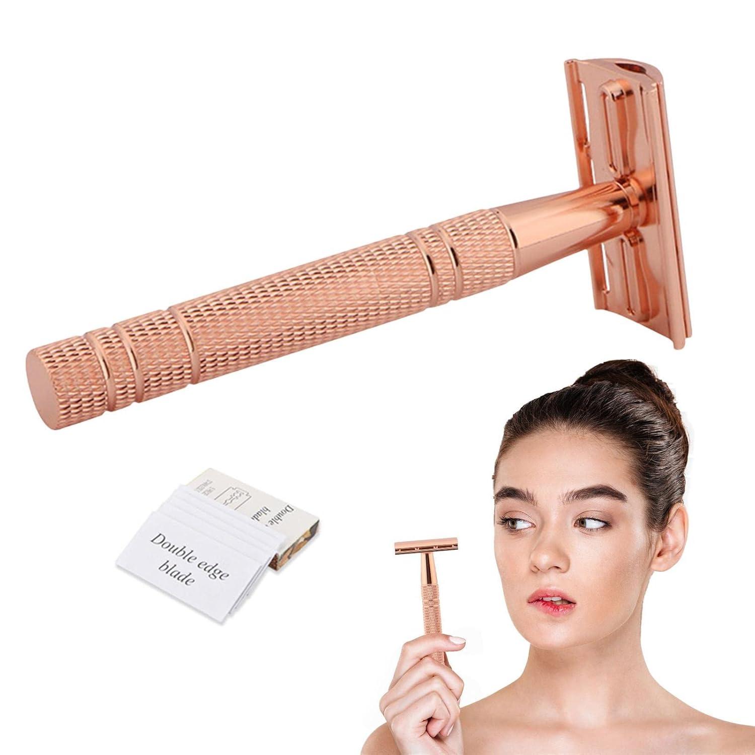 Eco-Friendly Double Edge Safety Razor for Men & Women - Reusable Metal ...