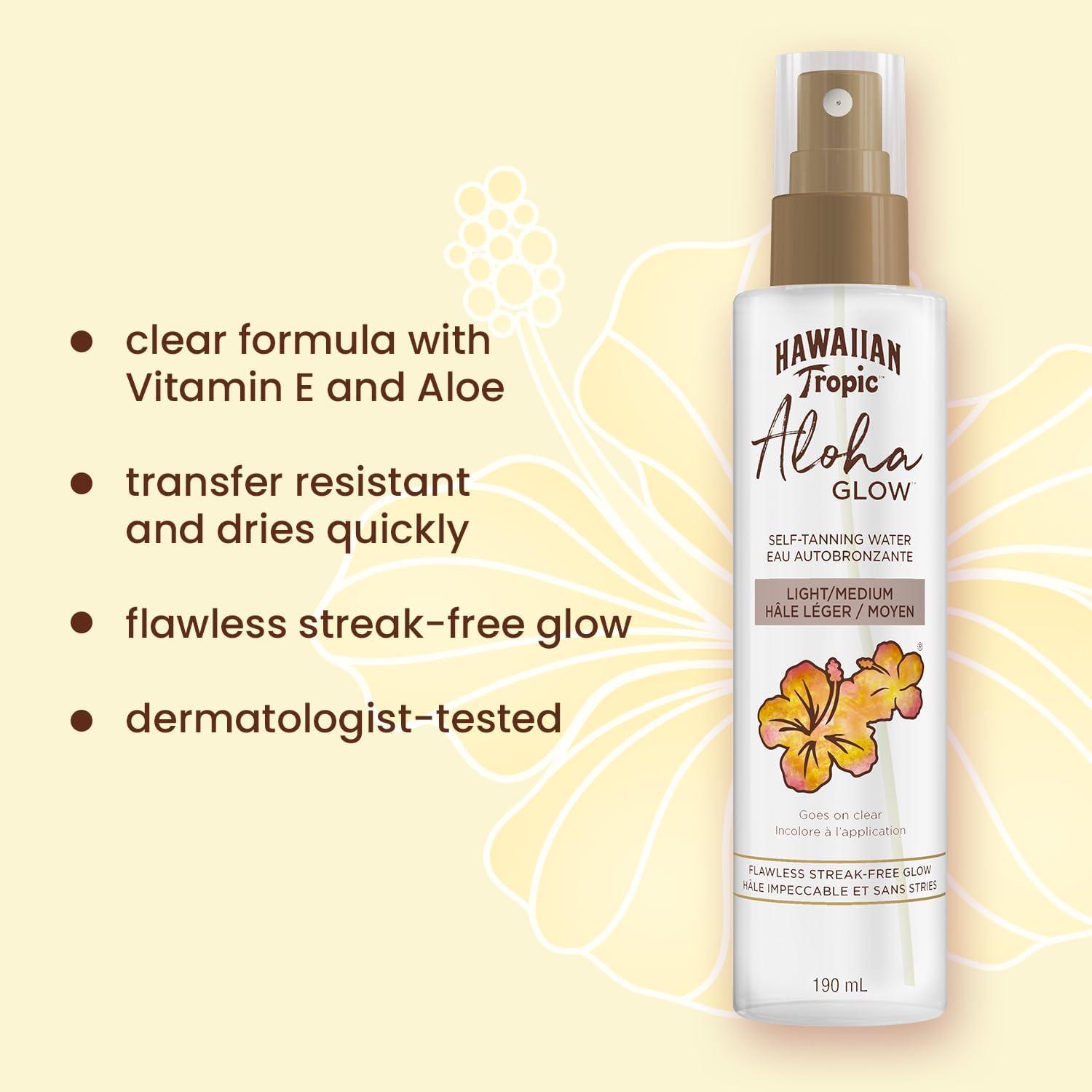 Hawaiian Tropic Aloha Glow Self Tanning Water