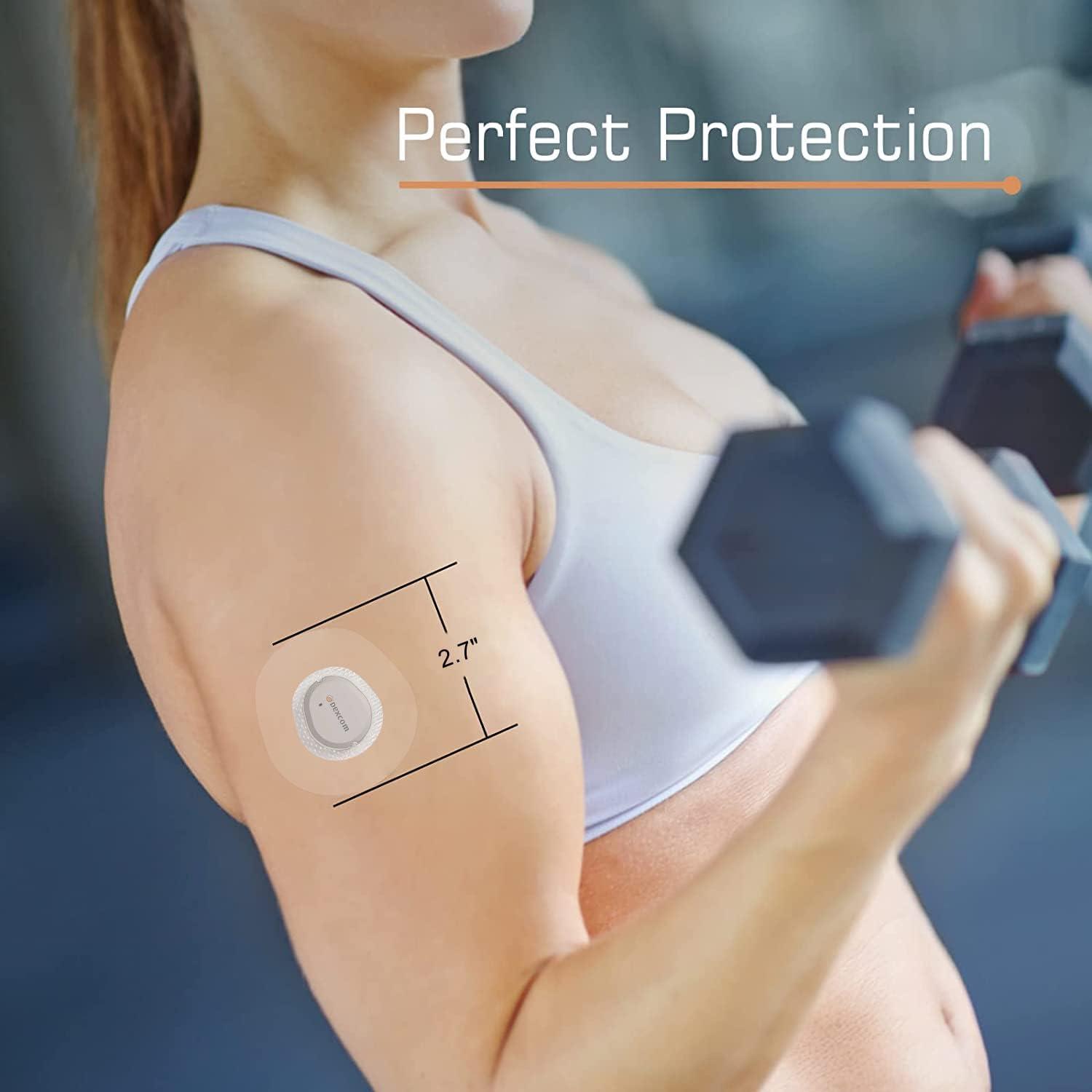 Dexcom G7 Adhesive Patches 55-Pack - Waterproof Premium Transparent Hypoallergenic Overpatch ...