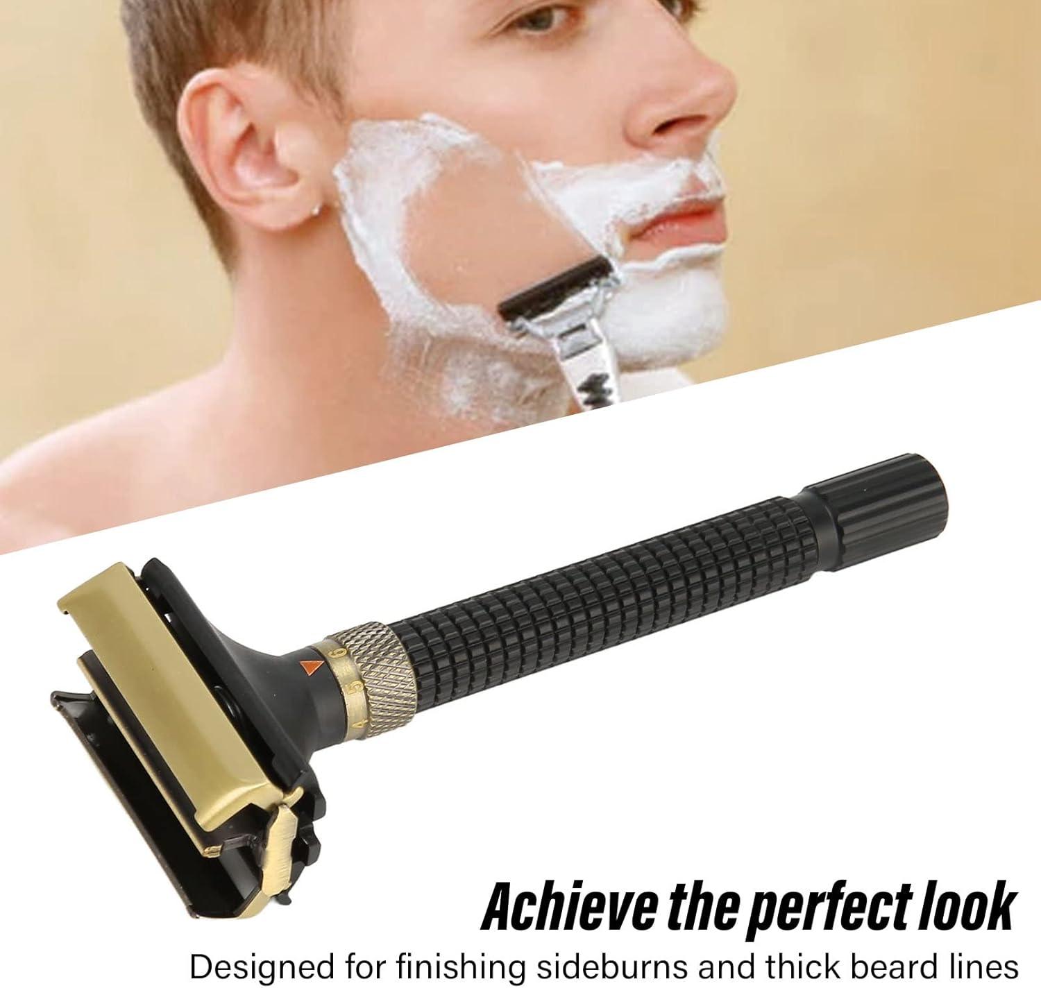 Double Edge Safety Trimmer for Men | Easy Blade Change | Durable ...