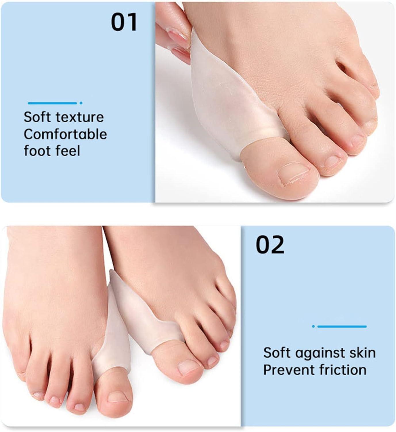 Orthopedic Toe Separator Corrector Set - 5 Pack for Men & Women | Non ...