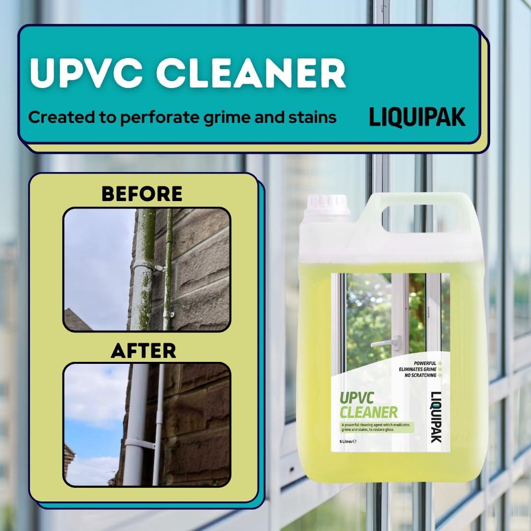 Liquipak UPVC Cleaner - Powerful Window Cleaner Conservatory Garden ...