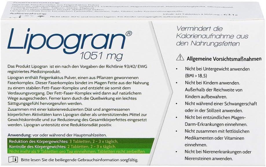 Lipogran Tablets - Vegan Weight Loss Supplement | Appetite Suppressant ...