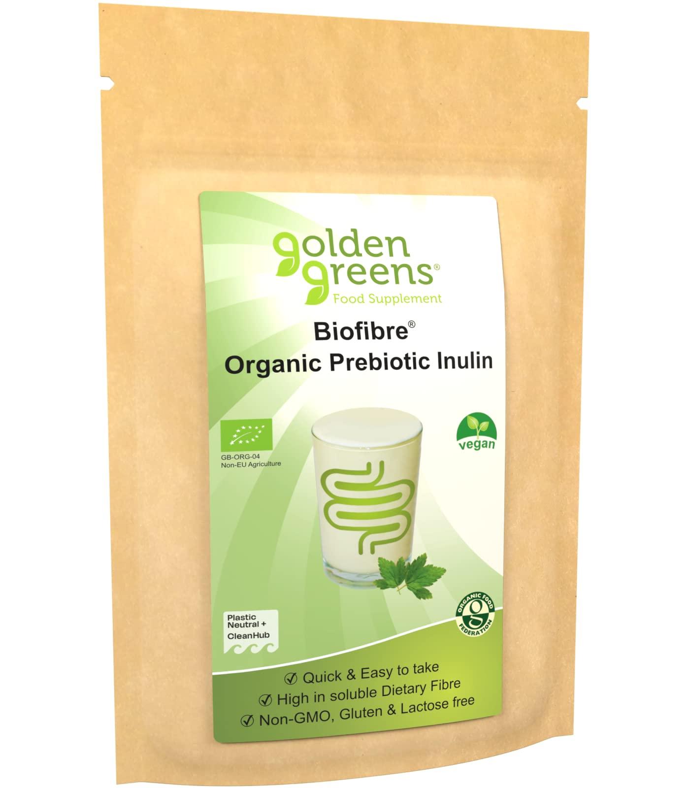 Organic Inulin Powder Supplement 500 g - Pure Greens - Pack of 1 | Buy ...