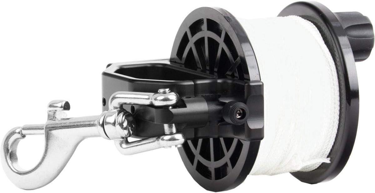 Dive Rite Slide Lock Safety Reel - 140 ft #24 Orange Line | Secure ...