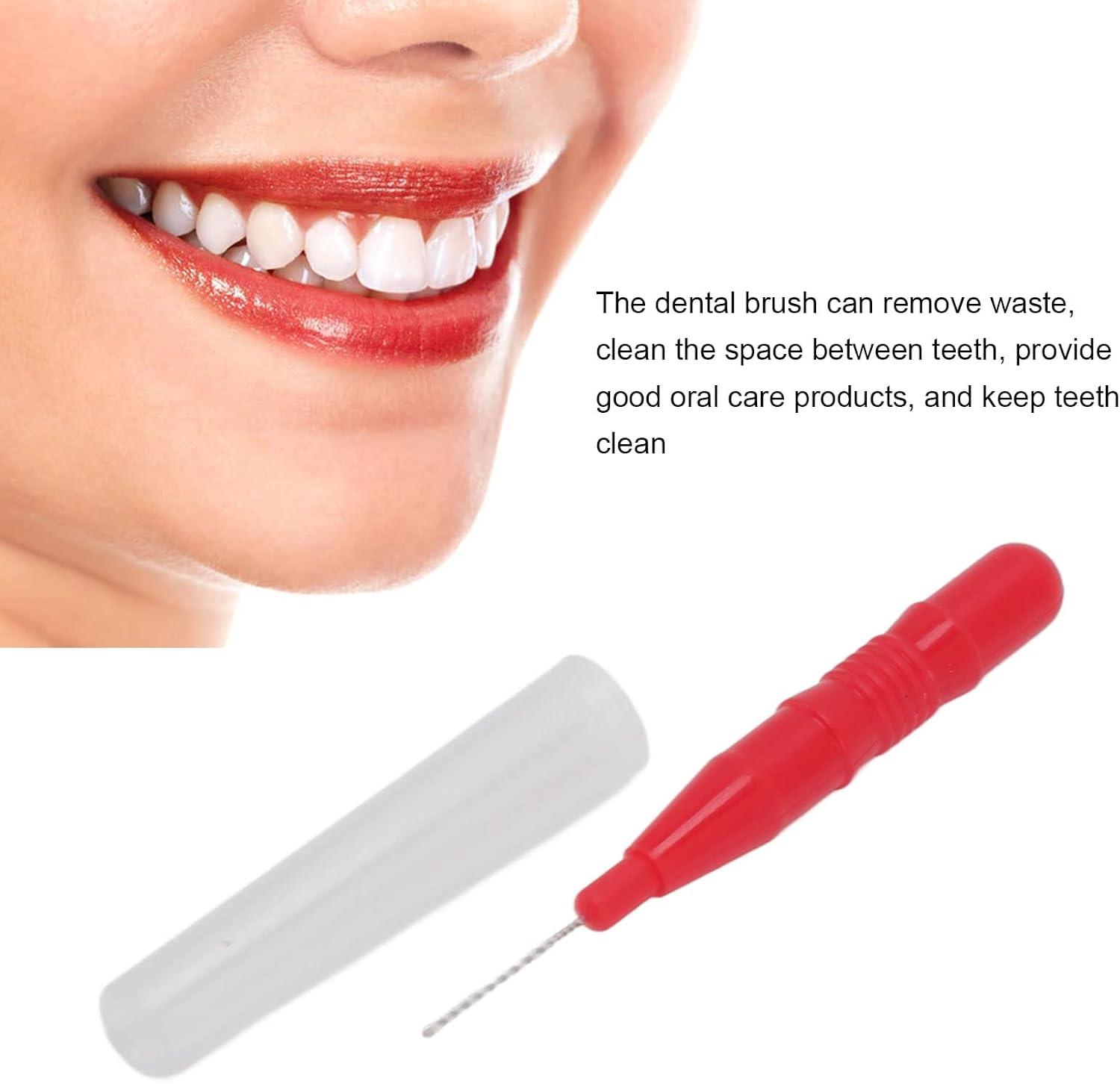 50pcs Dental Floss Brush Set - Interdental Brushes & Dental Tools for ...
