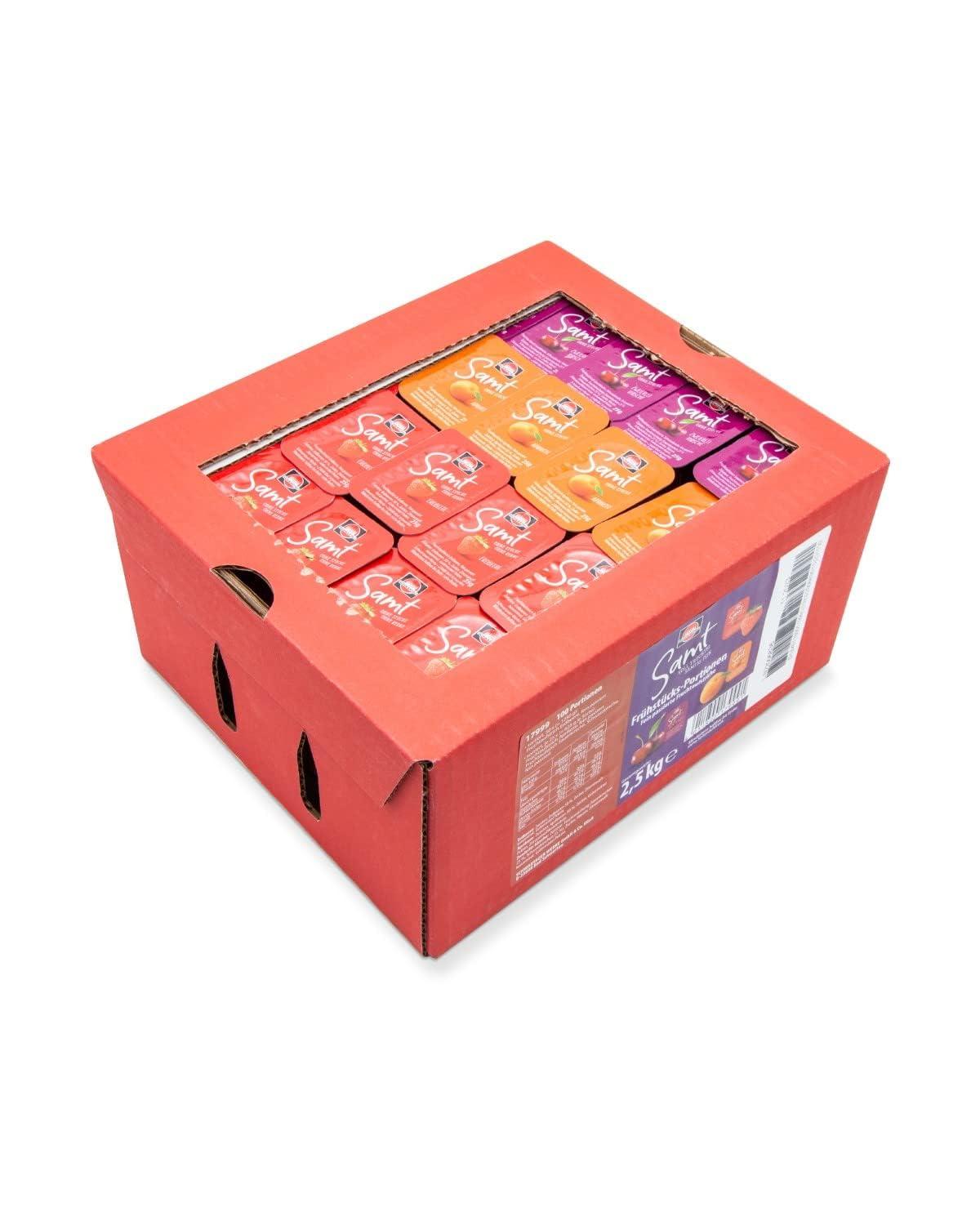 Buy Schwartau Portion Mix Box 100 x 25g Jam Shells (50 Strawberry 25 ...