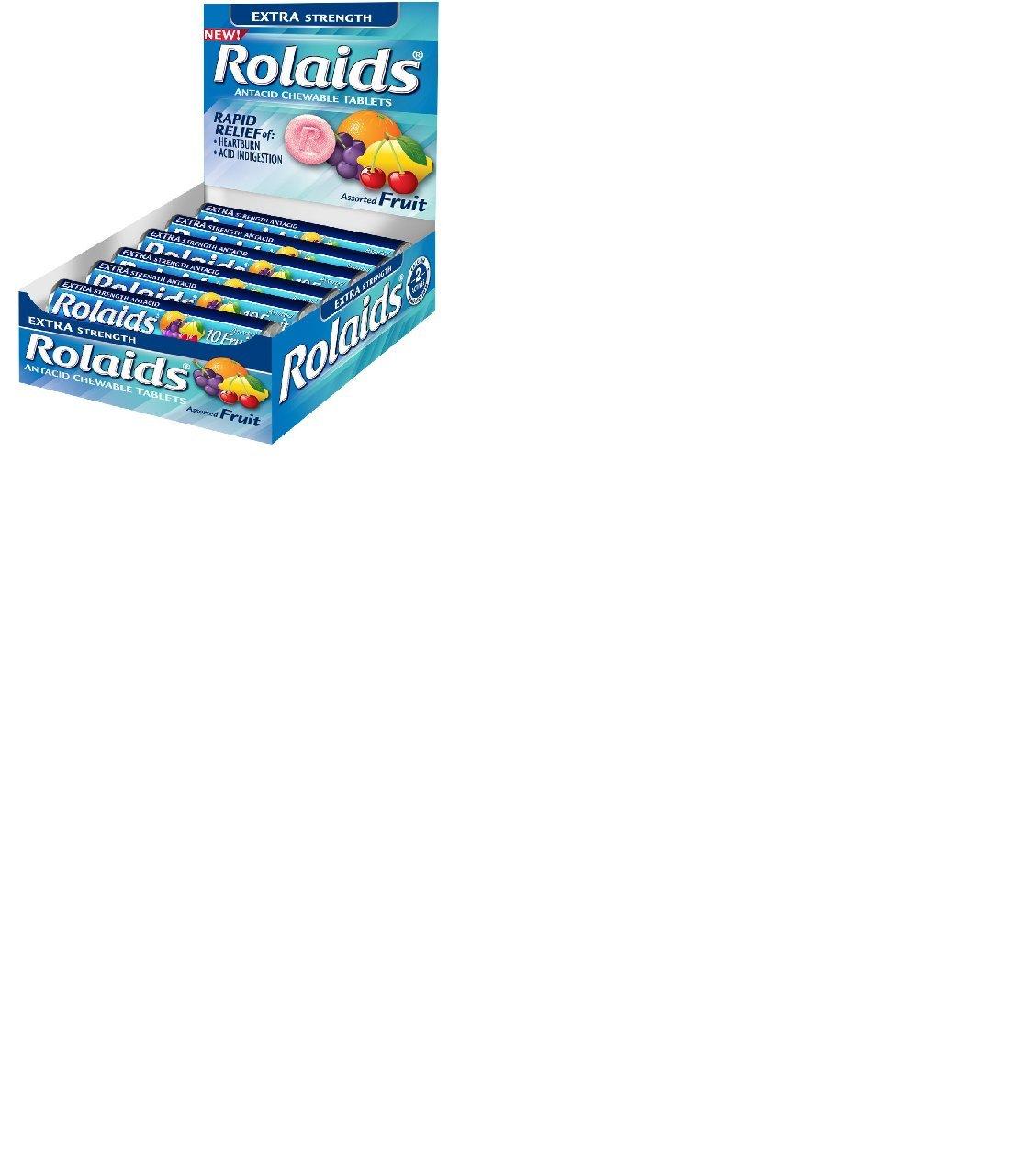 Rolaids Mint Flavor Heartburn Acid Indigestion Fast Acting Rapid Relief ...