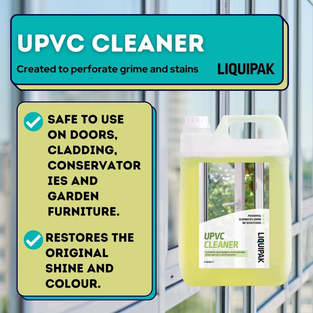 Liquipak UPVC Cleaner - Powerful Window Cleaner Conservatory Garden ...