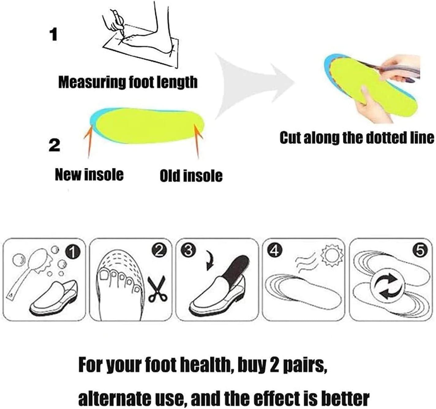 Fluffy Cozy Warm Shoe Insole with Size Chart - Wool Insole for Women ...