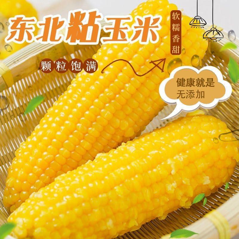 Delicious yellow glutinous corn stick sweet corn fresh corn vegetable ...