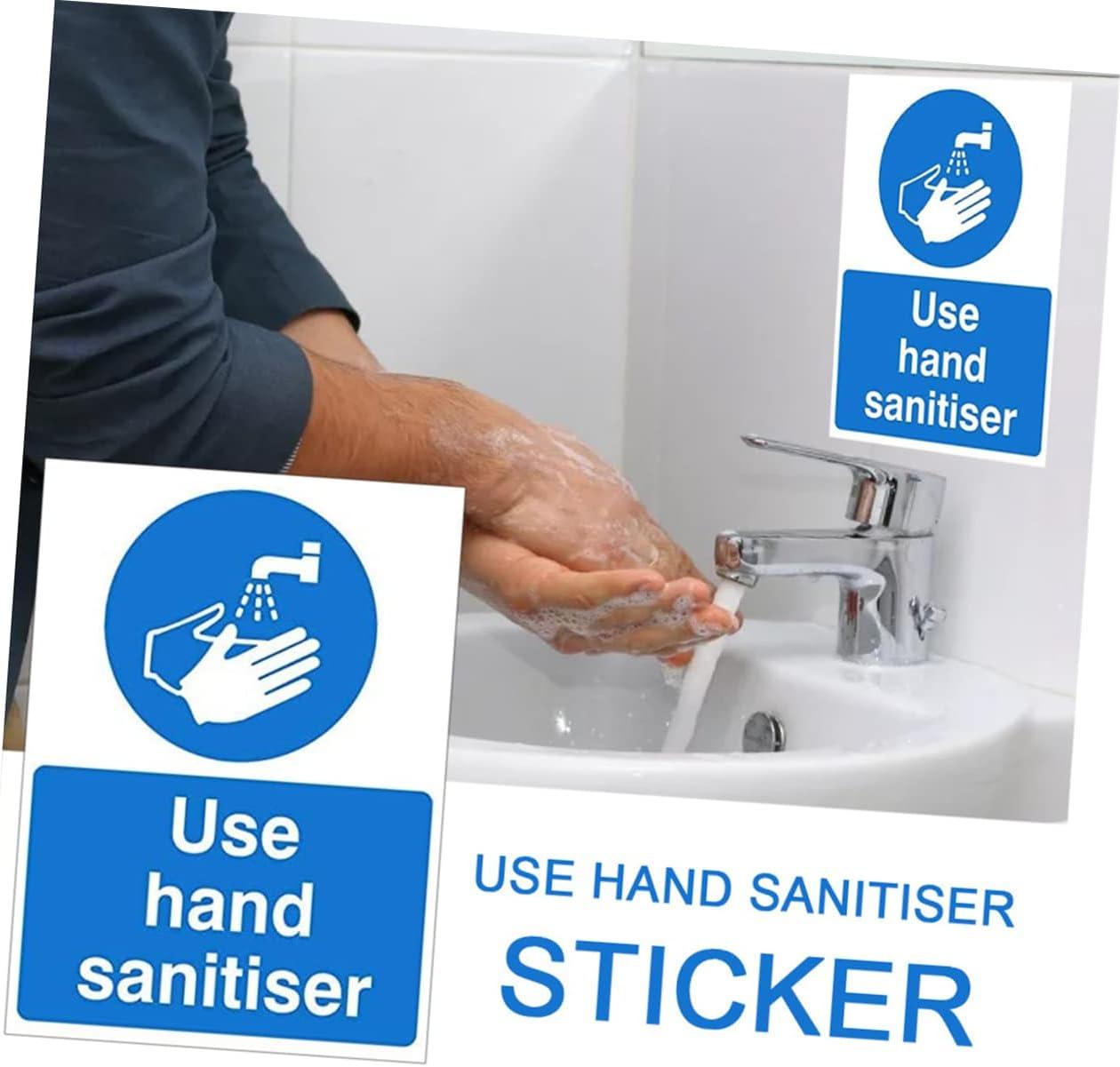 Hemoton 5pcs Pinup Wash Your Hand Stickers - Hand washing Sign Posters ...