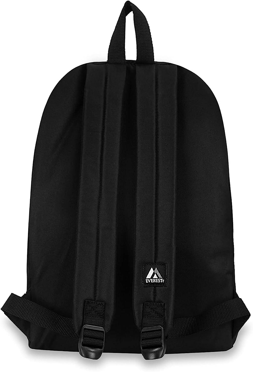 Everest Basic Backpack - Black, Medium | Durable & Stylish