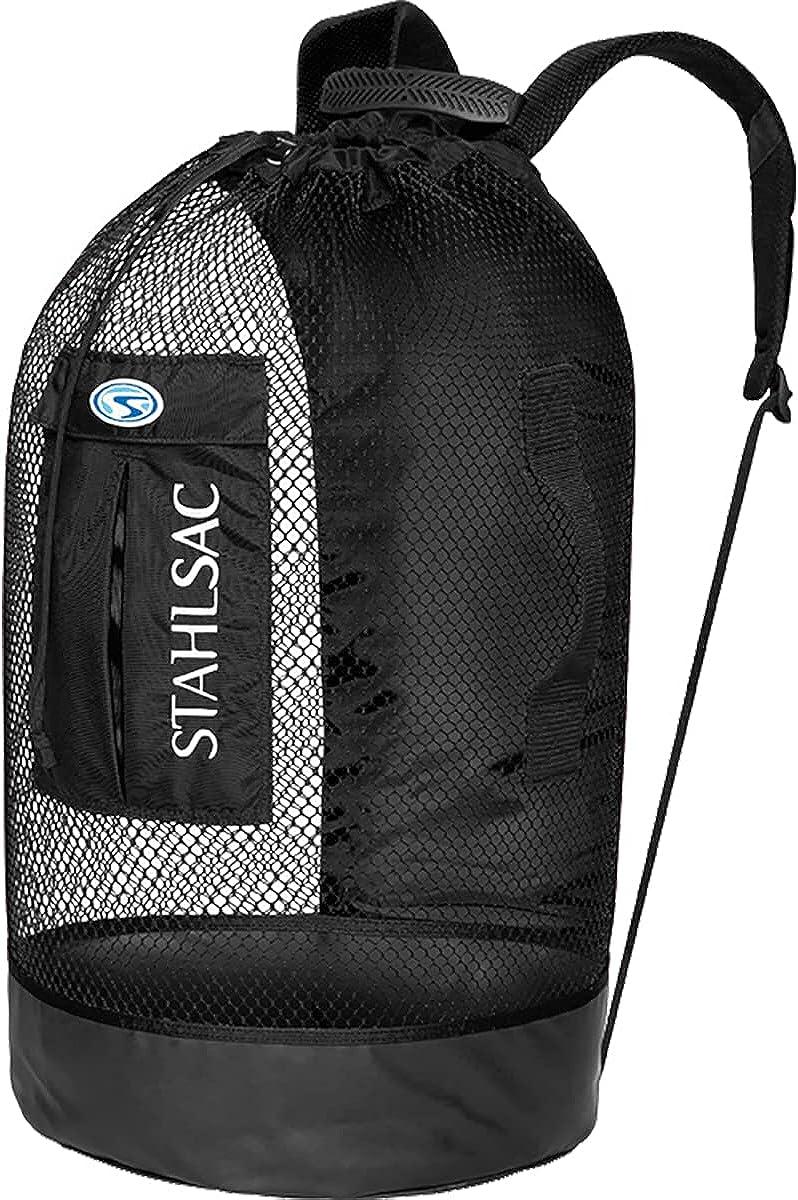 Stahlsac Panama Mesh Backpack in Black/Yellow - Lightweight and Durable ...