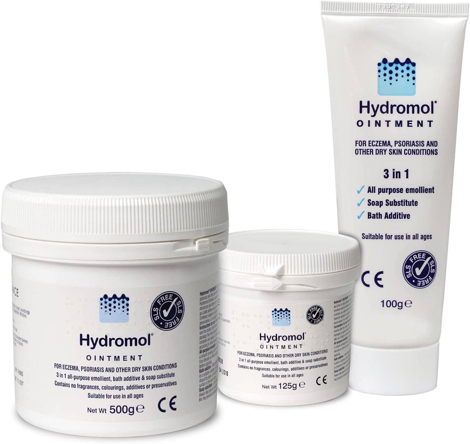 Hydromol Ointment 100g Tube for Dermatitis, Eczema, Psoriasis, and Dry ...