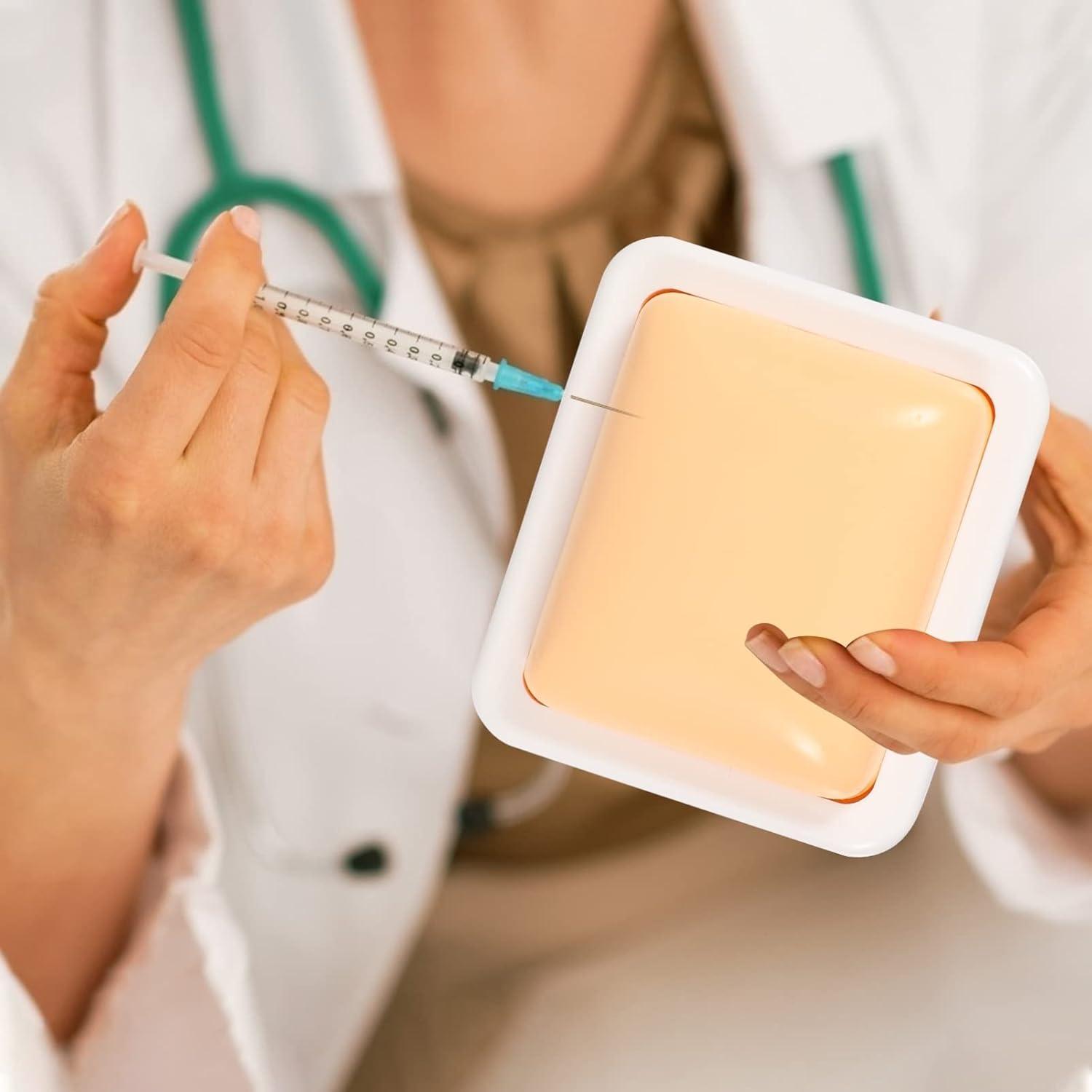 Baluue Silicone Intramuscular Injection Training Pad - Human Skin ...