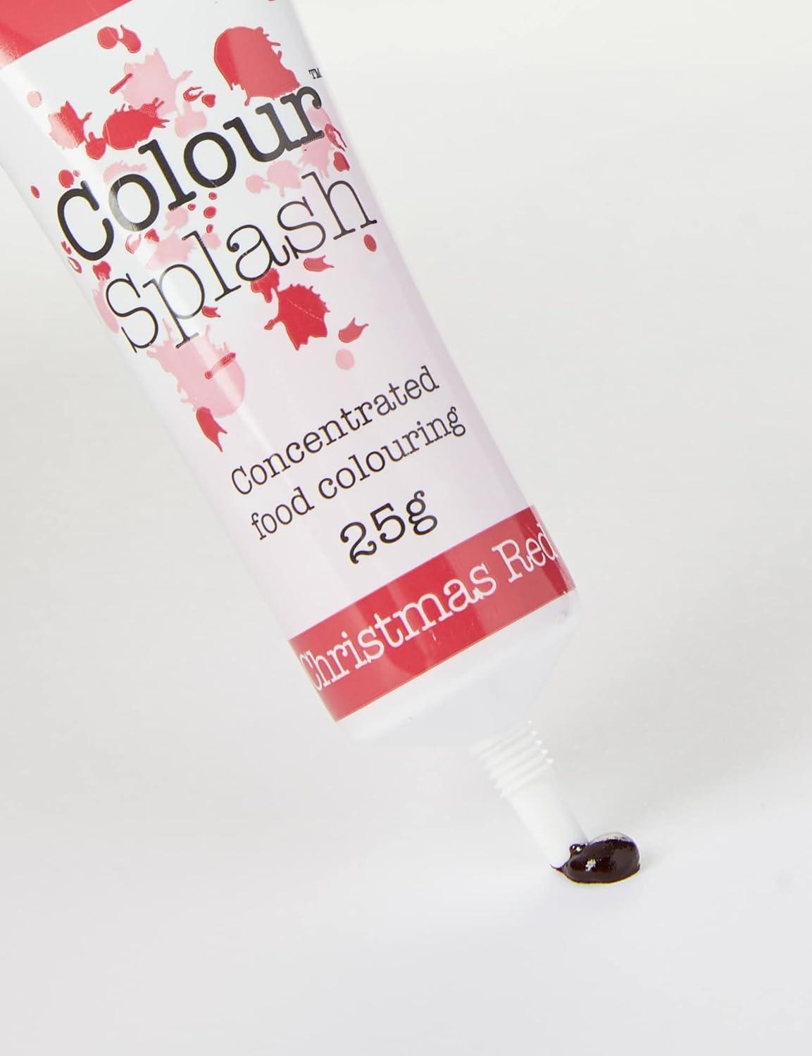 COLOUR SPLASH Christmas Red Food Colouring Gel 25g - Highly ...