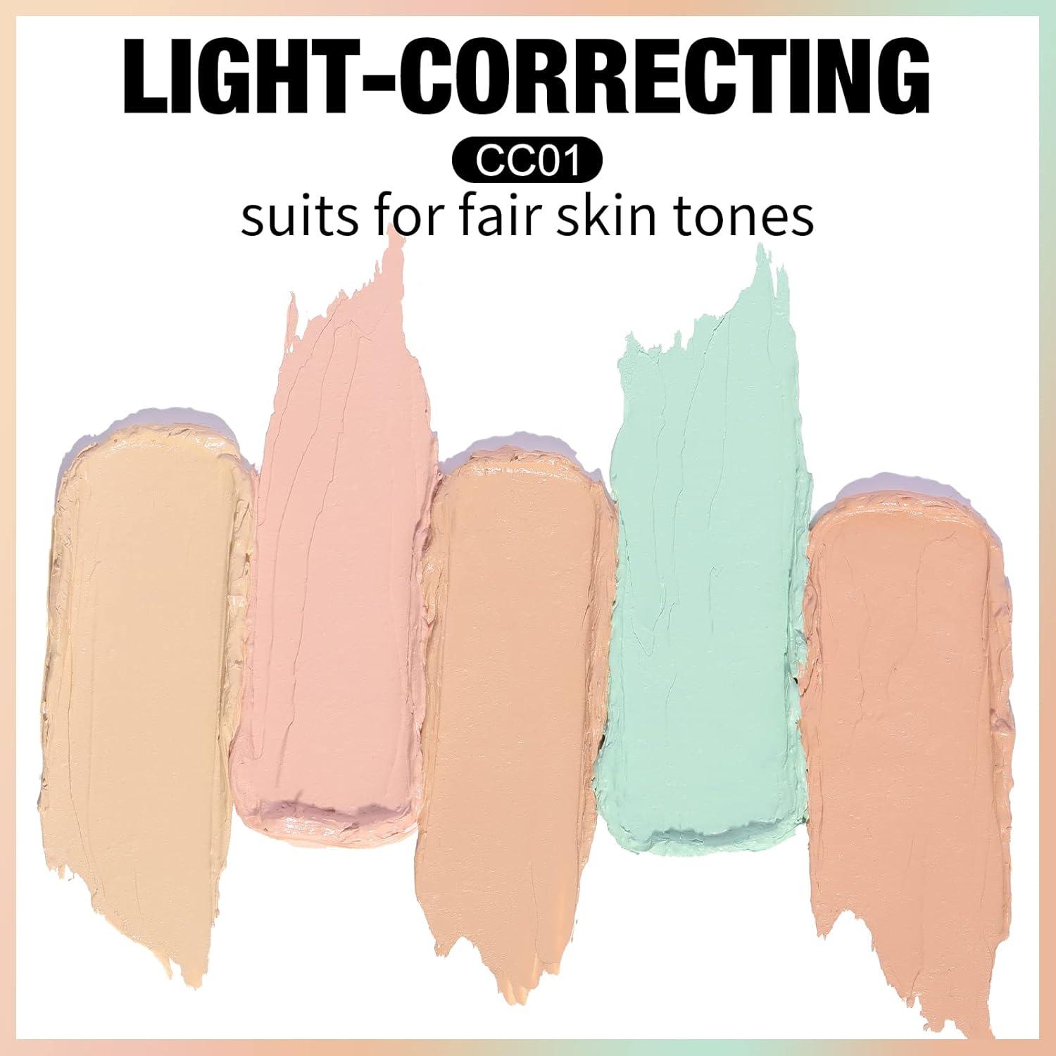 FOCALLURE GoldenAge 5-in-1 Concealer Palette - Multi-Use Color ...
