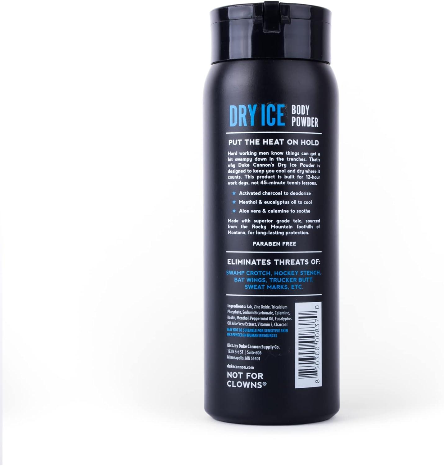 Duke Cannon Trench Warfare Dry Ice Body Powder - Updated Formula | Best ...