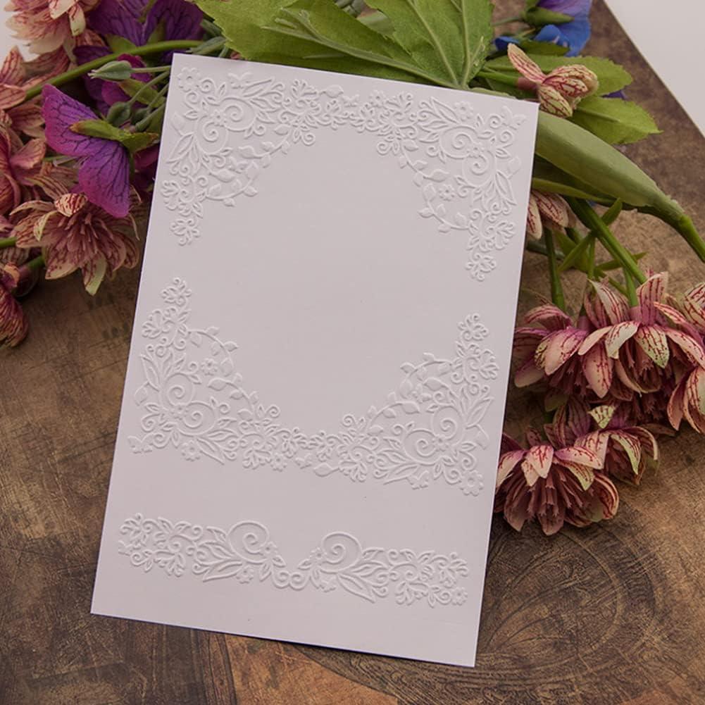 Vine Frame Pattern Plastic Embossing Folder - 4-1/8''x5-13/16 ...