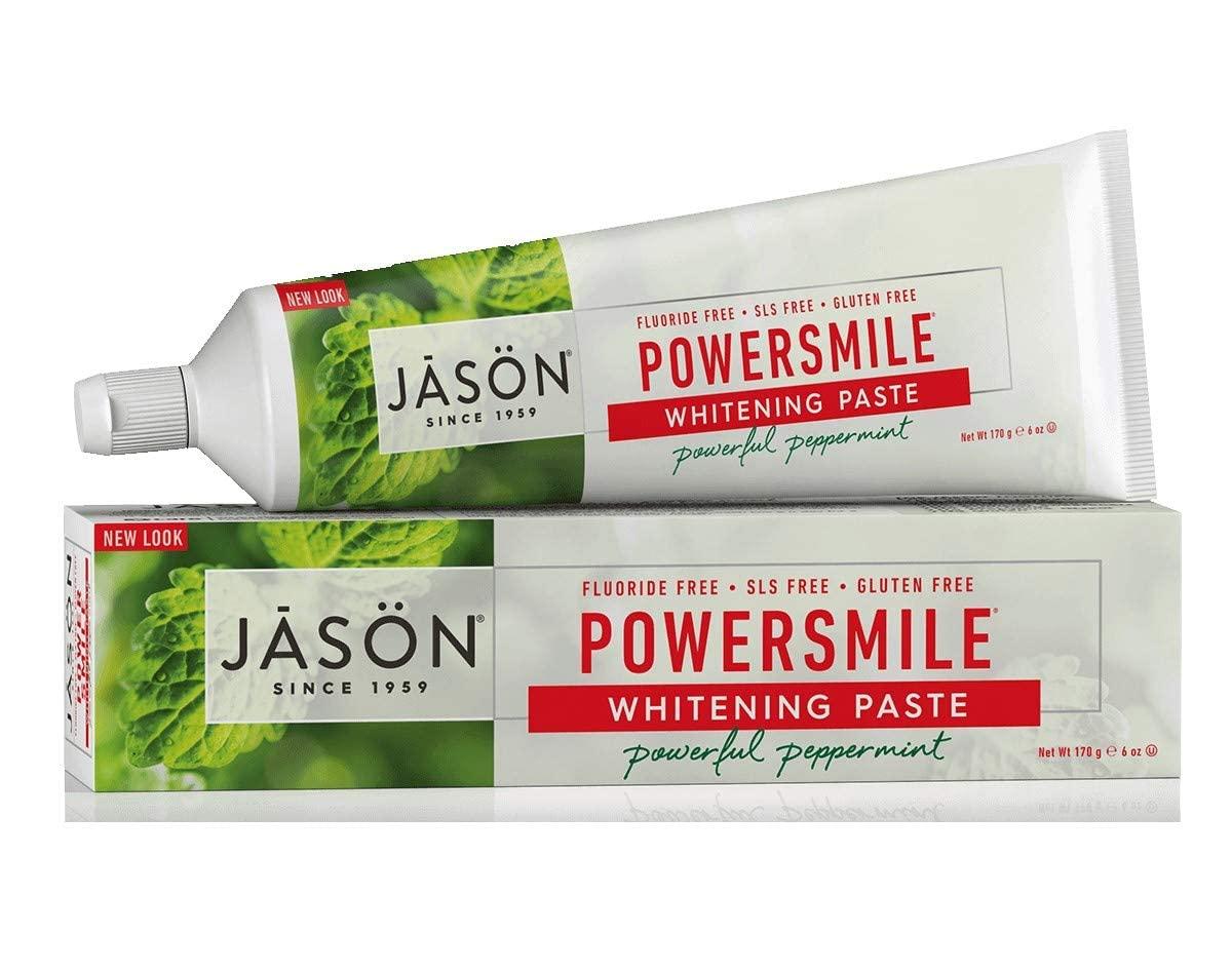 JASON Powersmile Whitening Toothpaste Powerful Peppermint 6 oz - 2 Pack ...