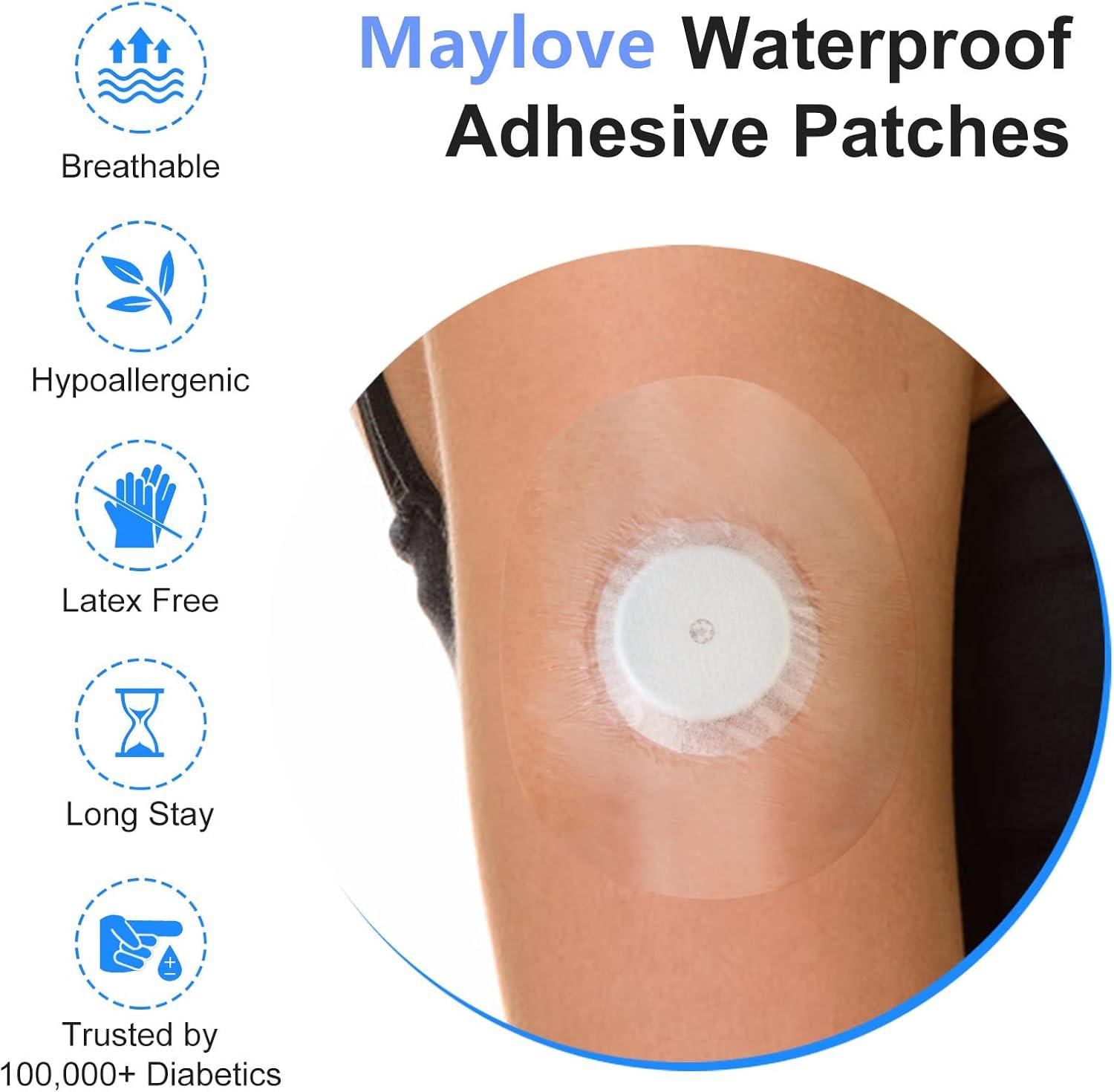 Freestyle Libre Waterproof Adhesive 55 Skin-Friendly Plasters for Libre ...