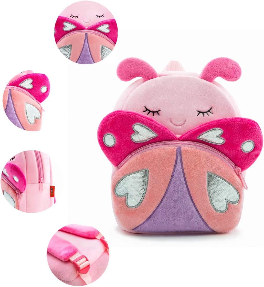 Cute Toddler Backpack - Plush Animal Cartoon Mini Travel Bag for Baby ...