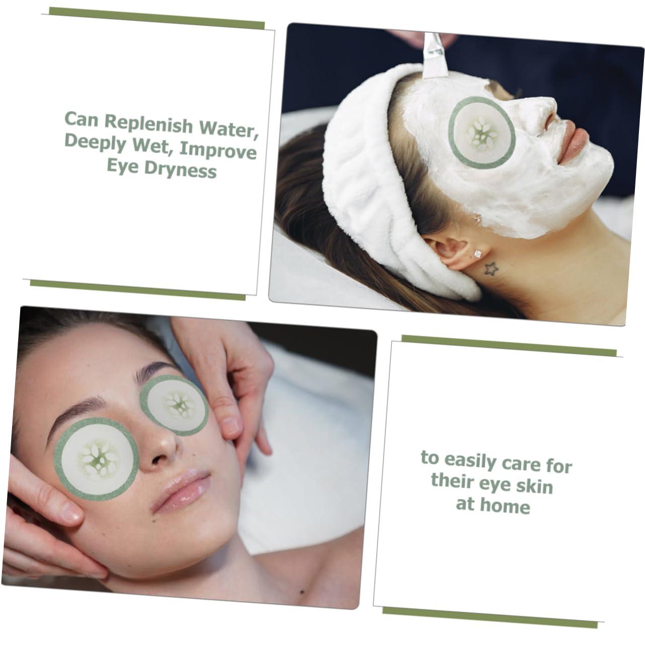 Non-woven Eye Care 100pcs Cucumber Eye Pads - Disposable Under Eye ...