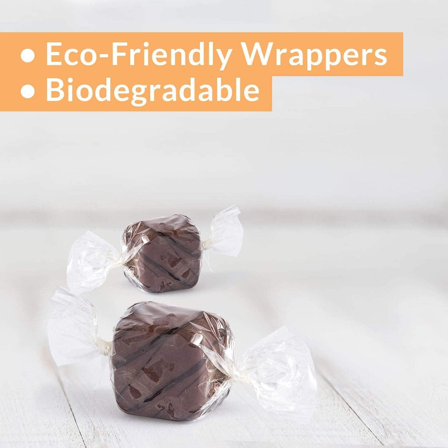 Oasis Supply Twistable Clear Cellophane Wrappers for Carmel Candy Holds ...