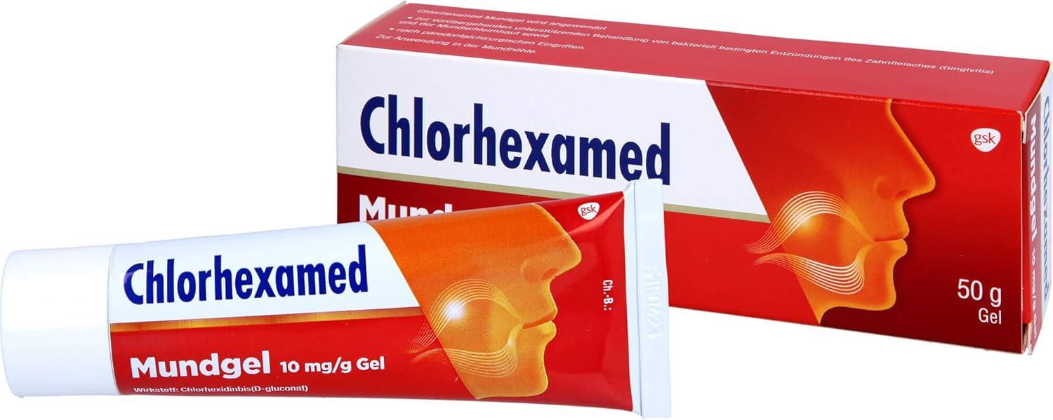 Chlorhexamed Mouth Gel 10mg/g - 50g | Antibacterial Oral Care with ...
