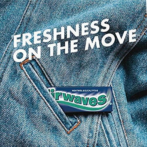 Airwaves Extreme Sugarfree Chewing Gum with Menthol Freshness 30 Packs ...