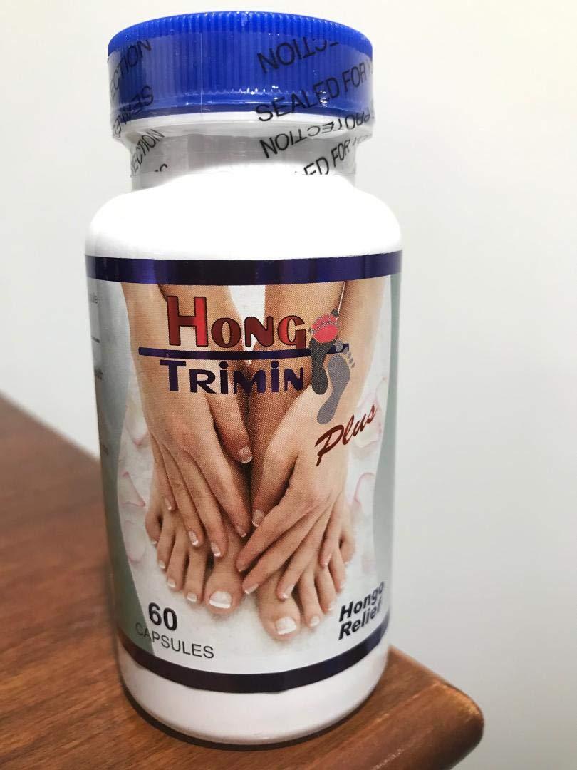 Kit Hongo Triming 60 Capsules for Nail Fungus Relief + Natural Spray ...