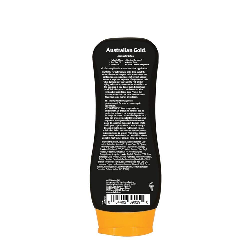 Australian Gold Dark Tanning Accelerator Lotion 2020 Formula 8 Fl Oz ...