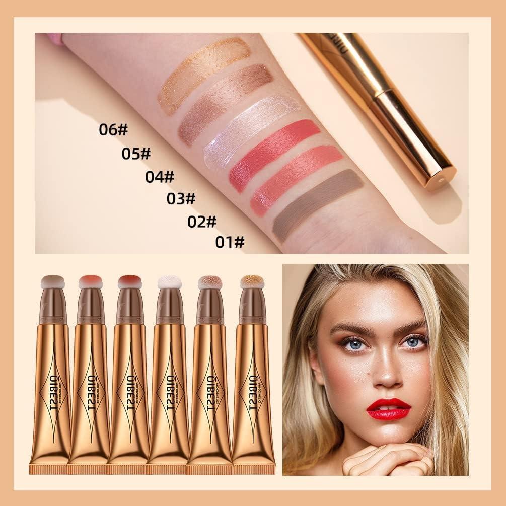 Go Ho Liquid Blush Makeup Cream | #03 Cheery Red Blush | Natural Finish ...