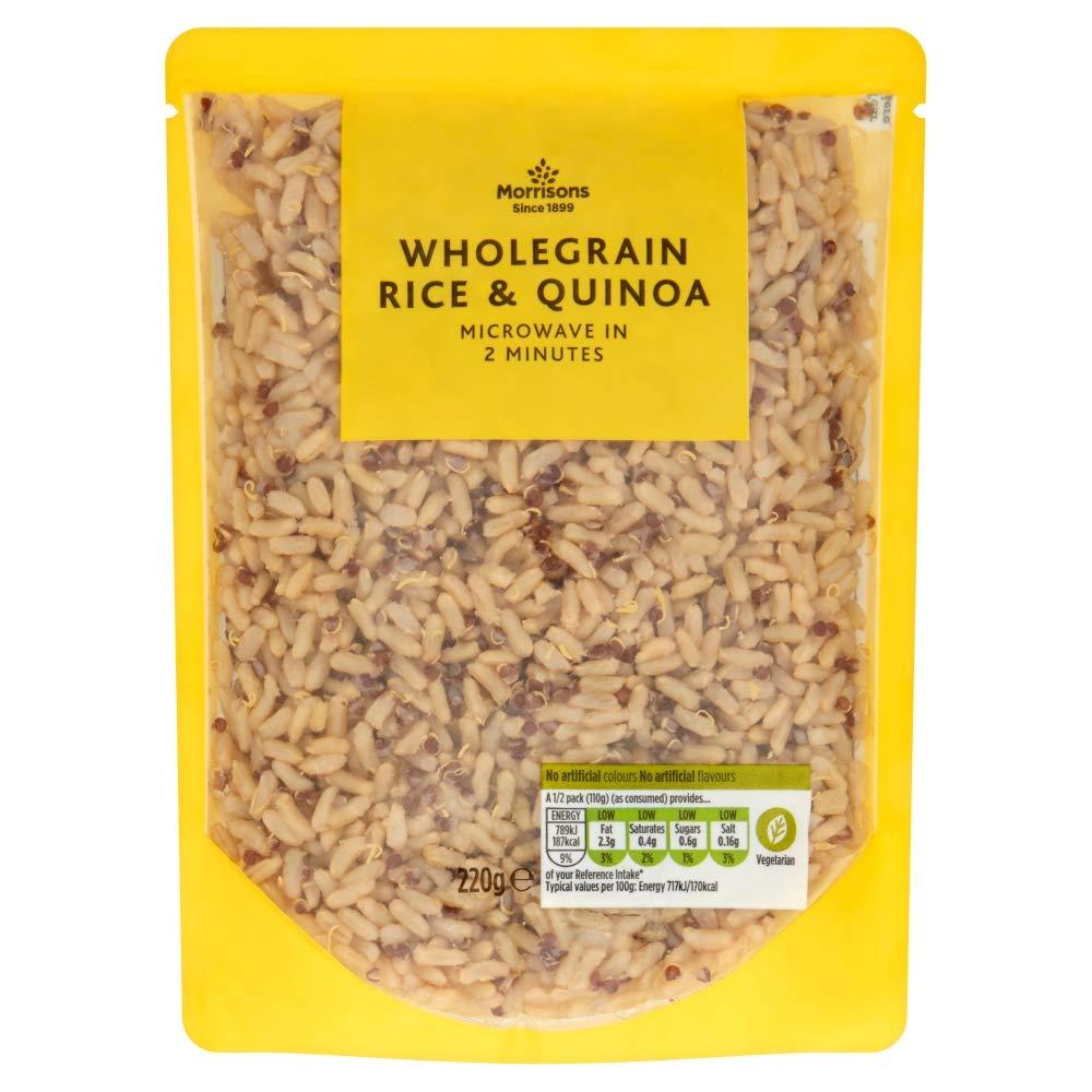 Morrisons Wholegrain Rice and Quinoa 220g | Buy Now with Express ...