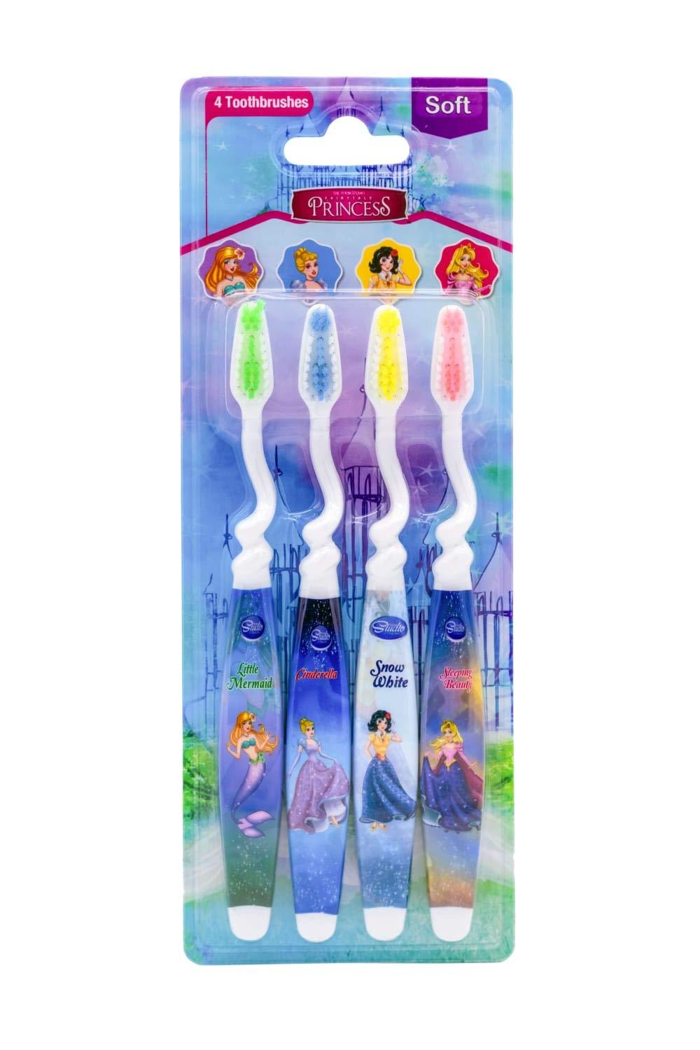 Toon Studio Princess Kids Toothbrush Set - Soft Bristles - Little ...