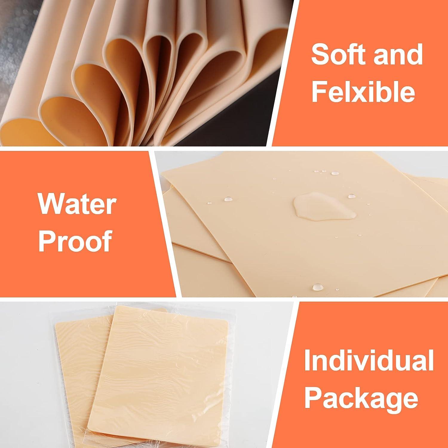 Tattoo Practice Skins & Transfer Paper Kit | 30PCS Fake Skins & Tracing ...