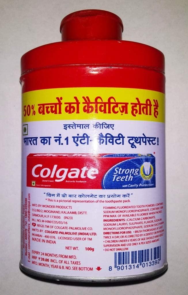 Colgate Tooth Powder 100g - 3.52 Ounce Pack - Dental Care by Colgate ...
