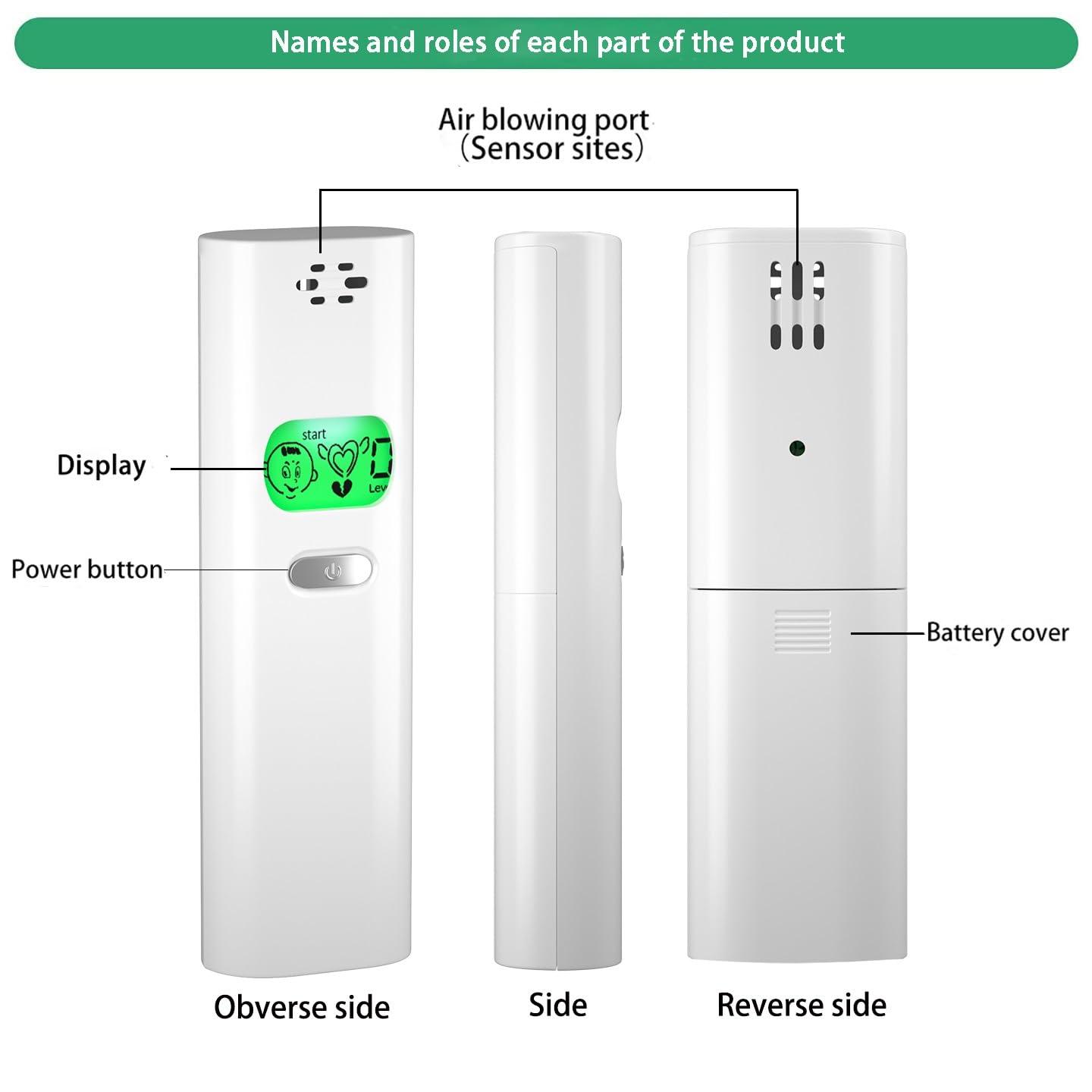 Portable Bad Breath Tester - Oral Odor Analyzer for Instant Halitosis ...