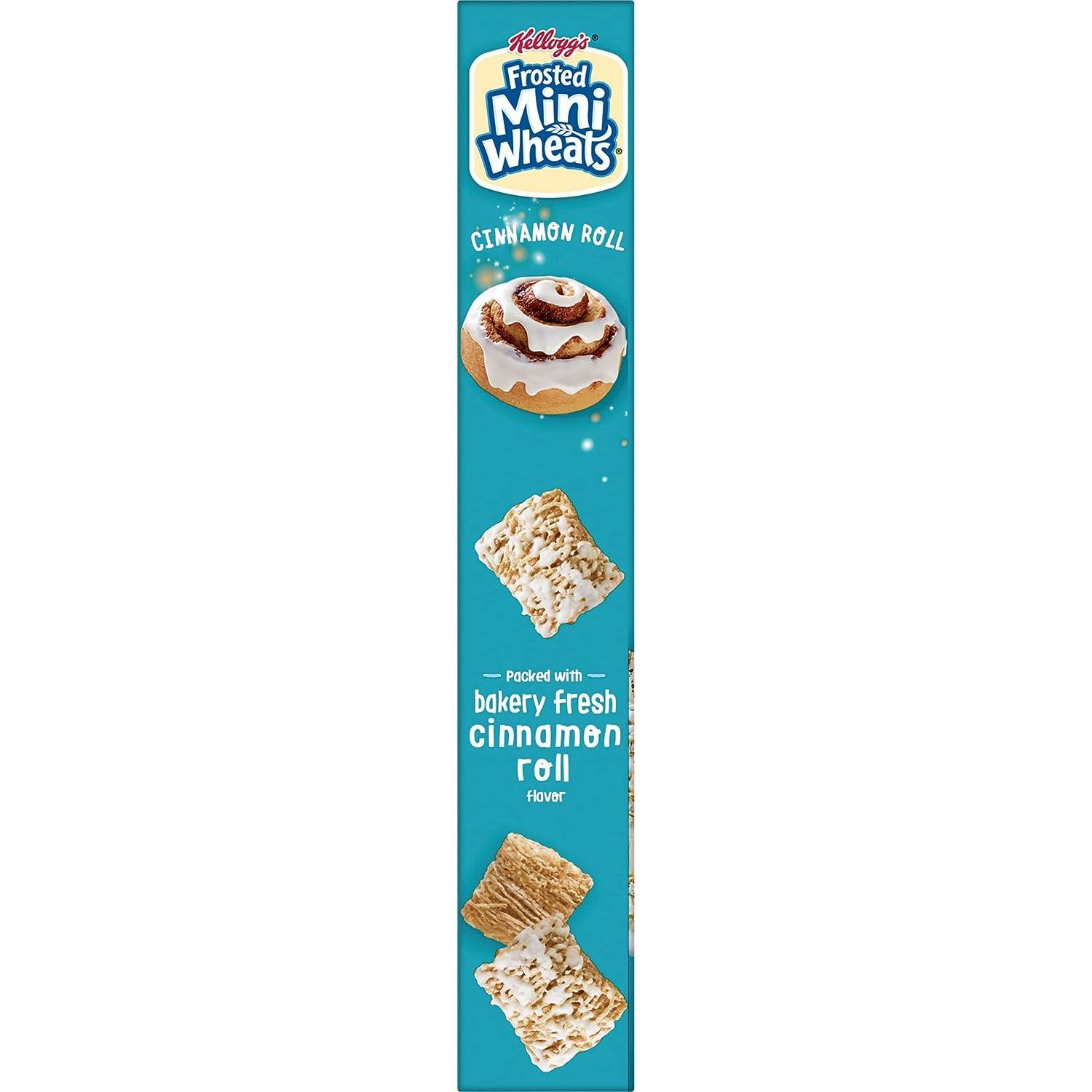 Kellogg's Frosted Mini-Wheats Cinnamon Roll Cereal 14.3oz - Whole Grain ...